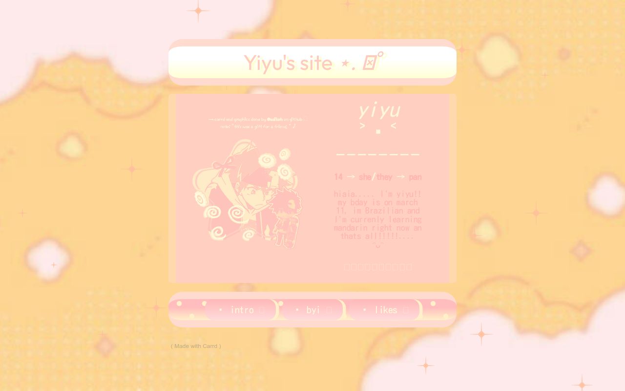 Yiyu's site